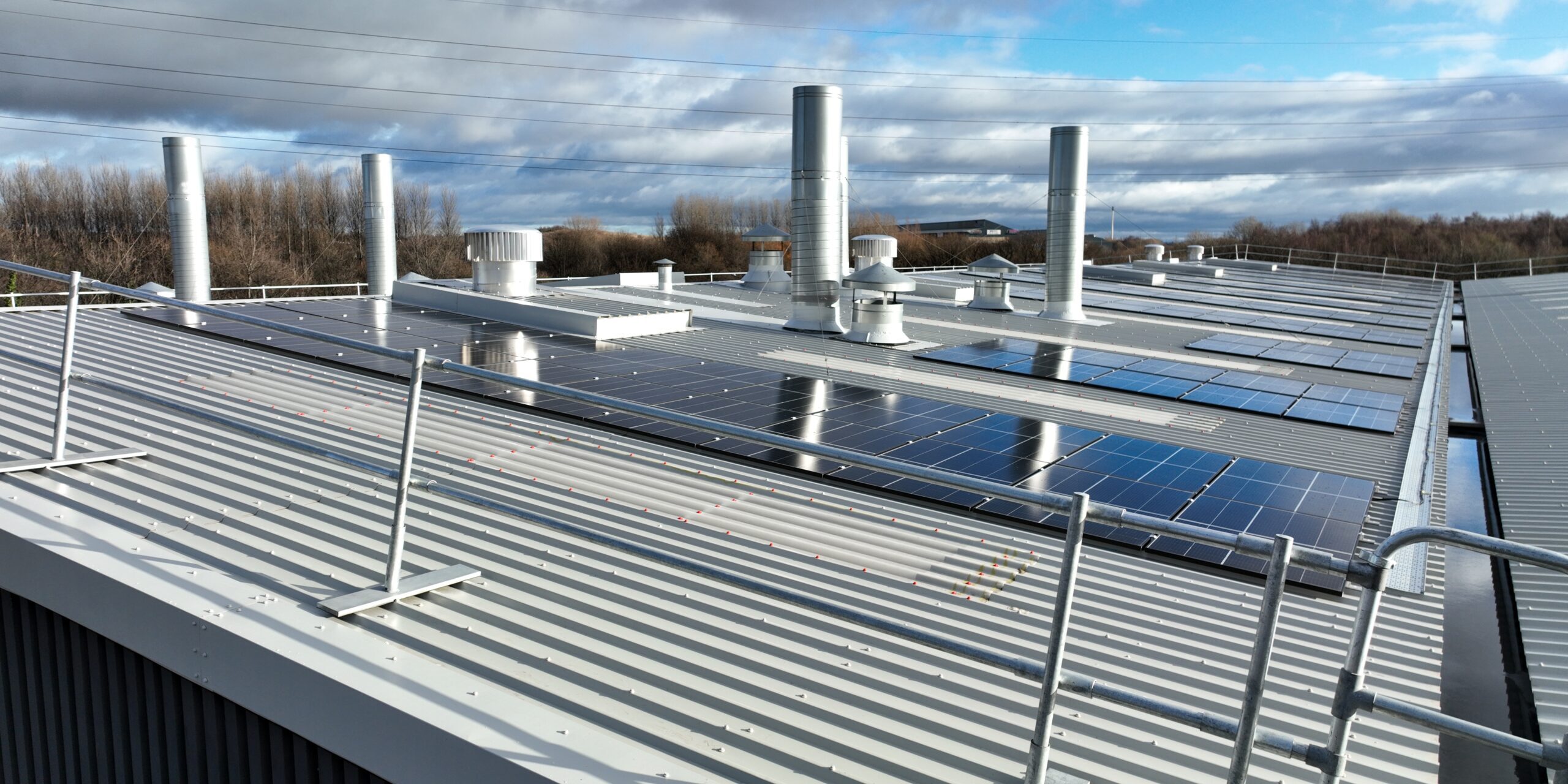 High-Performance Metal Profiled Roof Installation with Solar PV System ...